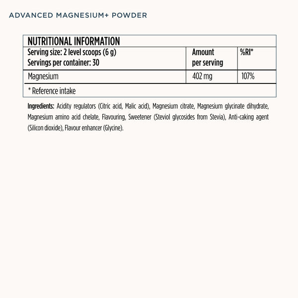 Advanced Magnesium+ Powder - Raspberry Lemonade – JSHealth Vitamins UK