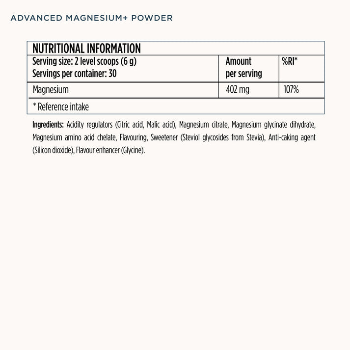 Advanced Magnesium+ Powder - Raspberry Lemonade – JSHealth Vitamins UK