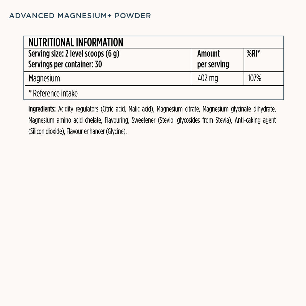 Advanced Magnesium+ Powder - Raspberry Lemonade – JSHealth Vitamins UK