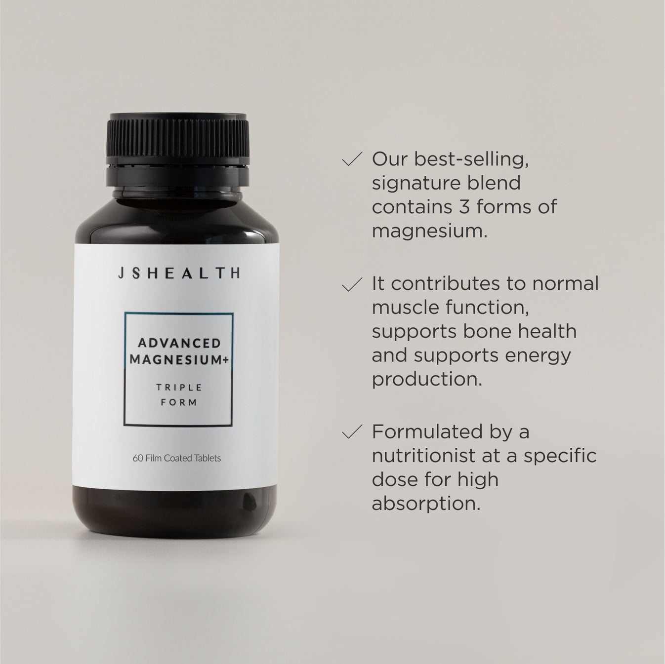 Advanced Magnesium+ Formula – JSHealth Vitamins UK