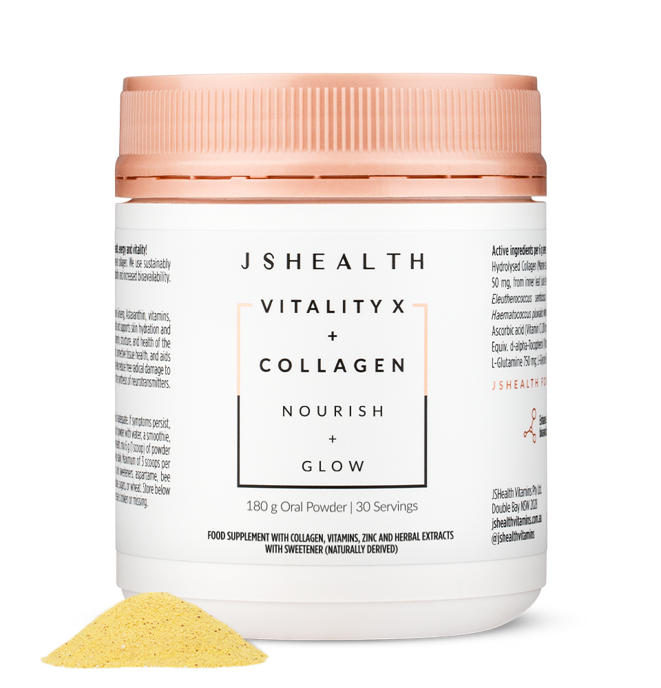 Vitality X + Collagen Powder - 30 Serves – JSHealth Vitamins UK